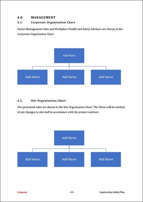 Construction Safety Plan Template | Make Safety a Priority