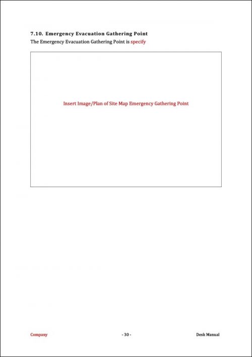 Desk Manual Template | Improve Business Performance