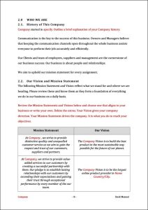 Desk Manual Template | Improve Business Performance