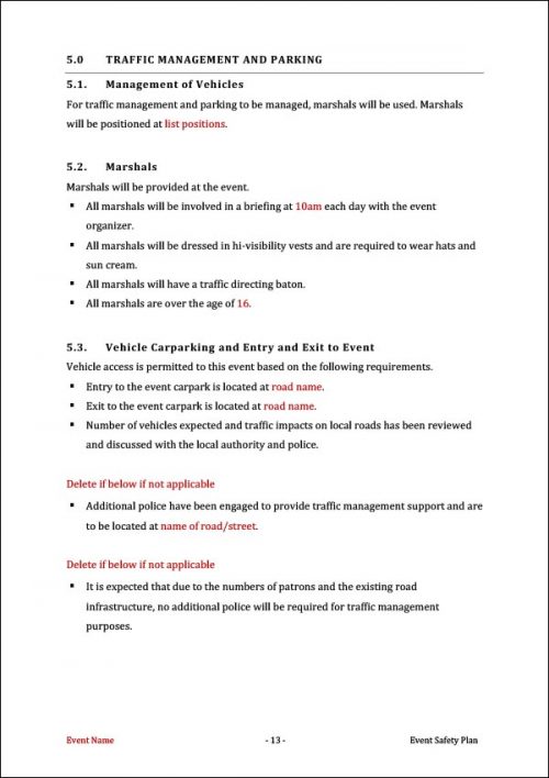 Event Management Plan Template | Prepare Your Event Faster and Easier