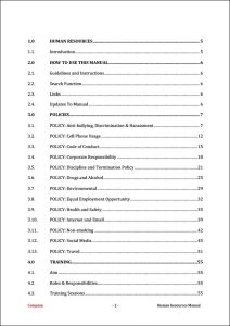 Human Resources Manual Template | Improve Human Performance Faster