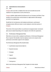 Human Resources Manual Template | Improve Human Performance Faster