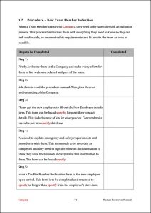 Human Resources Manual Template | Improve Human Performance Faster