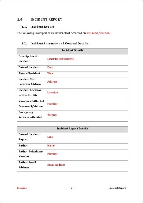 Incident Form Template | Have you Prepared Your Business for Incidents?