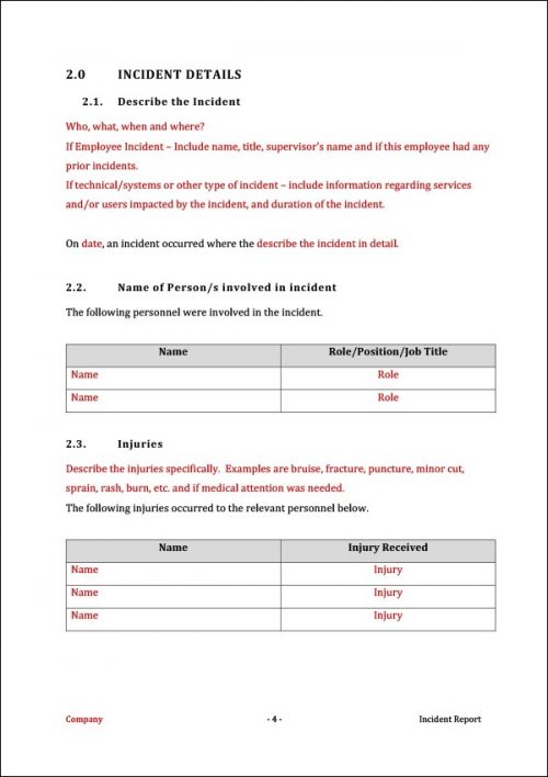 Incident Form Template | Have you Prepared Your Business for Incidents?