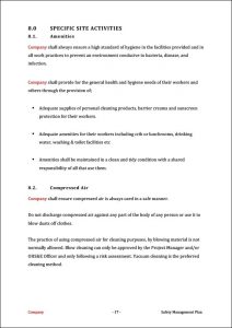 Safety Management Plan Template | Don't Risk It