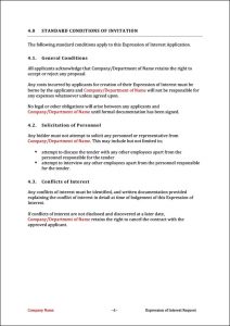 Expression of Interest Request Template | Find the Best Suppliers