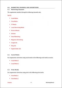 Marketing Manual Template | Grow Your Business