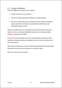 Restaurant Employee Handbook Template | Boost Performance