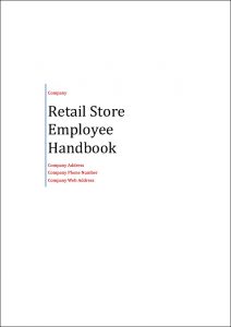 Retail Store Employee Handbook Template | Improve Your Store Faster