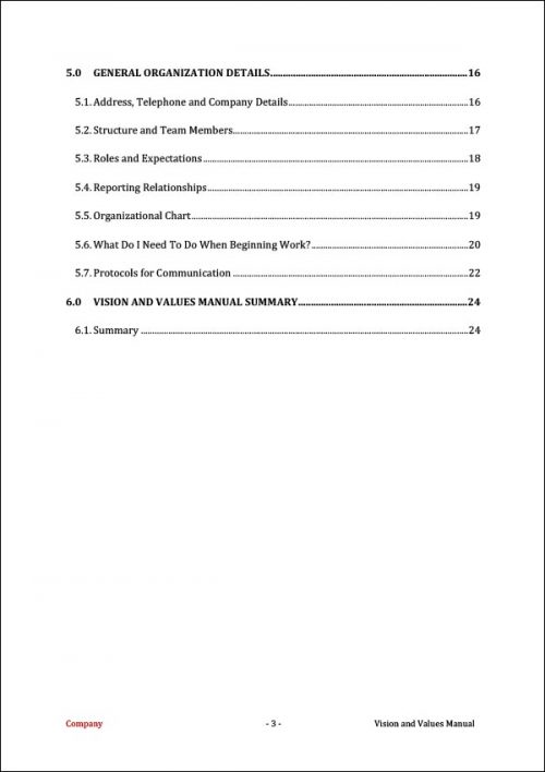 Organization Manual Template + Free Bonuses