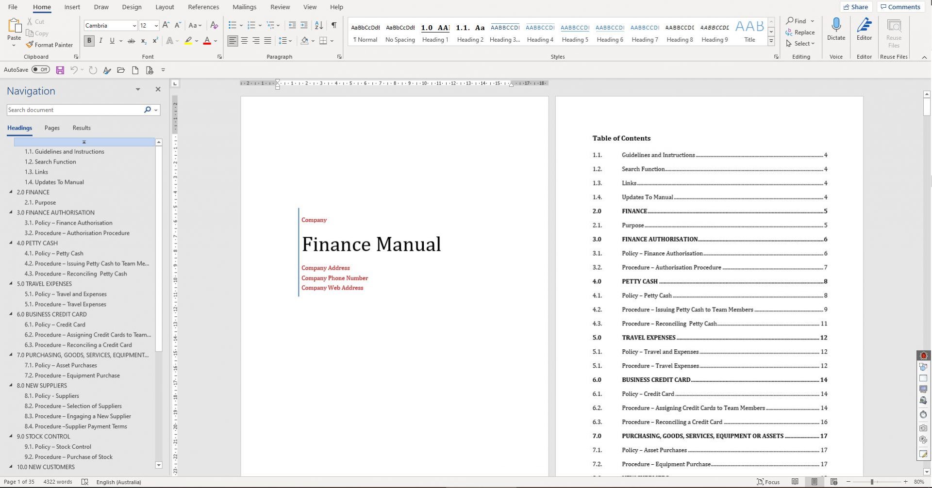 Organization Manual Template + Free Bonuses