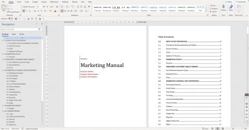 Organization Manual Template + Free Bonuses