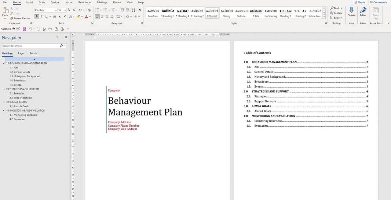 Behaviour Management Plan Template | Improve Behaviour Faster