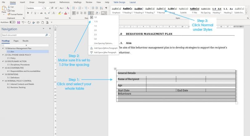How to Center Text Vertically in a Microsoft Word Table Without Going Crazy