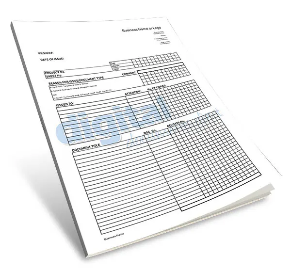 Document Transmittal Template | Track Your Documents
