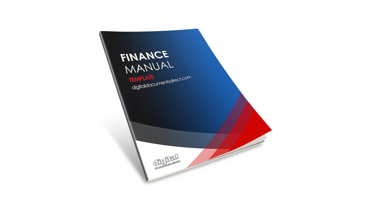 Finance Manual Template | Buy Template Now